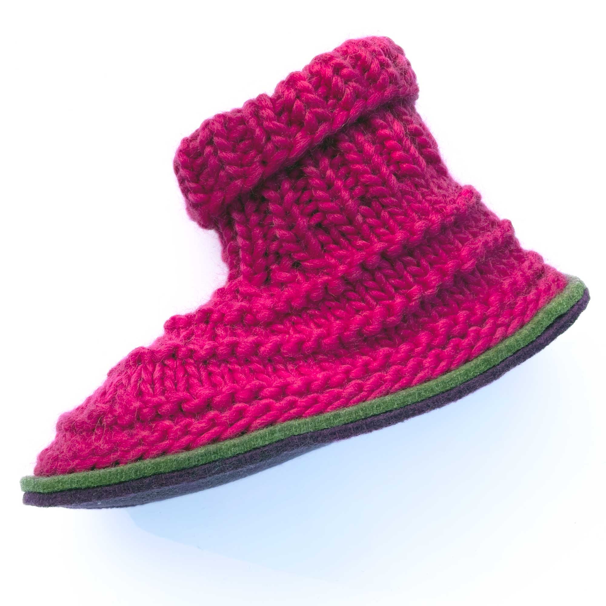 Joe's Toes Snuggly Slipper Knit Kit - DIY slippers - soft merino yarn