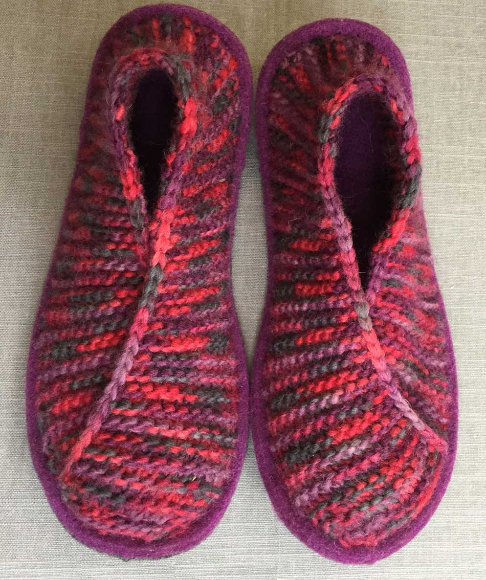 Crossover Knitted Slipper Kit – Joe's Toes