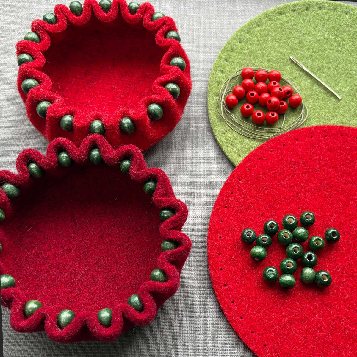 Felt Bowl Kit -make your own felt bowl with this easy to make kit – Joe ...