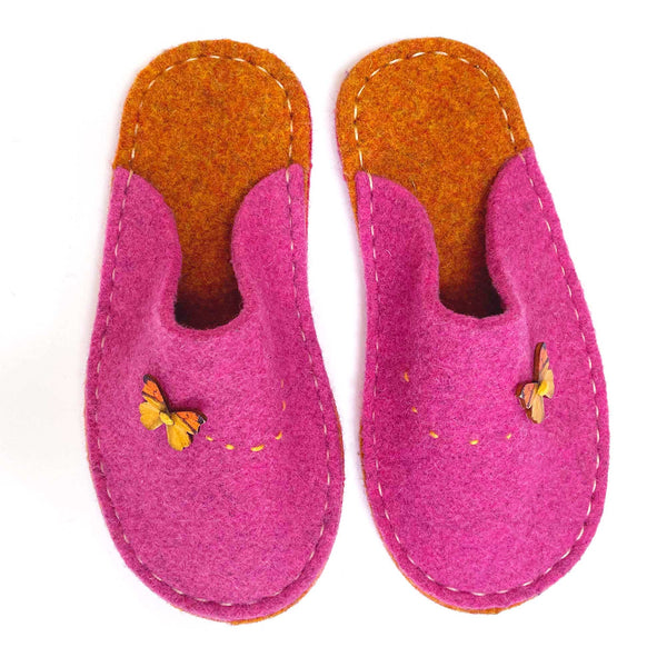 Make your own slippers with Joe's Toes kit in wool felt