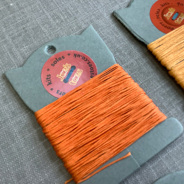 Extra Strong Waxed Thread - wide range of colours – Joe's Toes