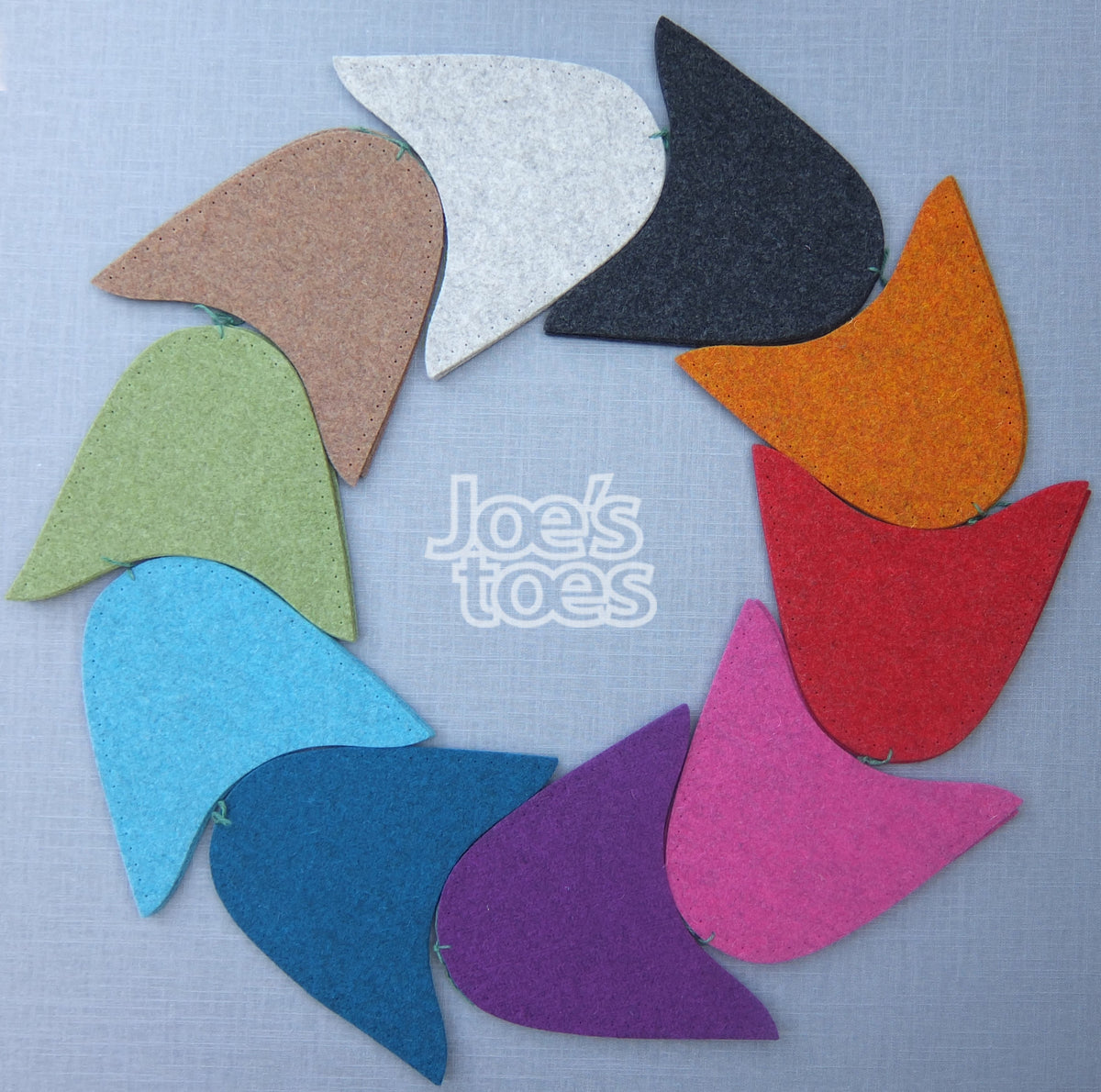 Joe's Toes Felt Slipper tops - ready to sew