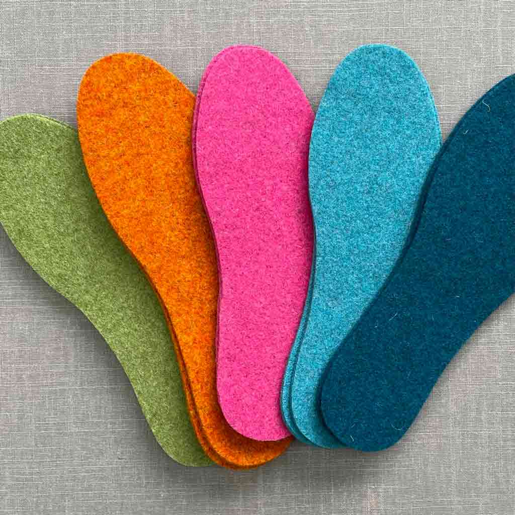 Wool Felt Boot Liners | Poddy & Black – Joe's Toes