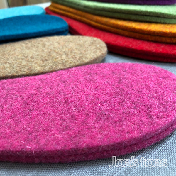 Thick Felt Boot Liners - warm insoles for boots or shoes – Joe's Toes